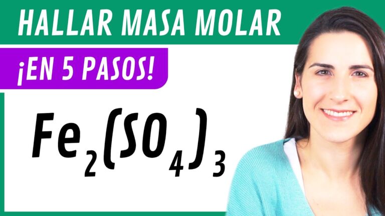 Cómo se Calcula la Masa Molecular Relativa: Guía Paso a Paso - anabarrero.es - Blog de Ana Barrero